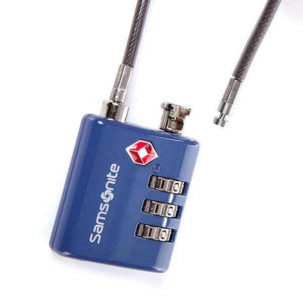 Samsonite Travel Essentials 3dial Cablelock Tsa Metal